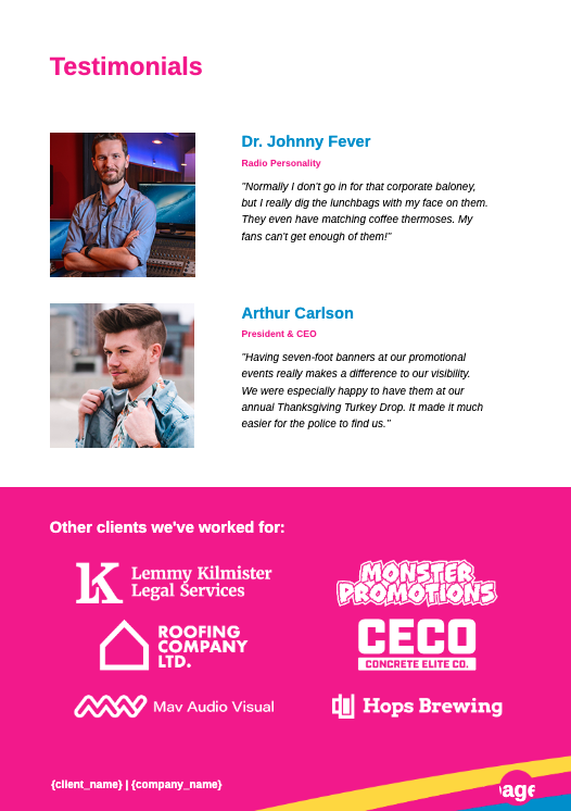 Printing Proposal Template | Proposify